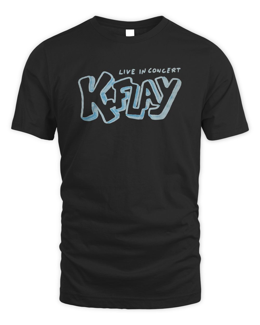 K.Flay Block Logo Black Tshirt
