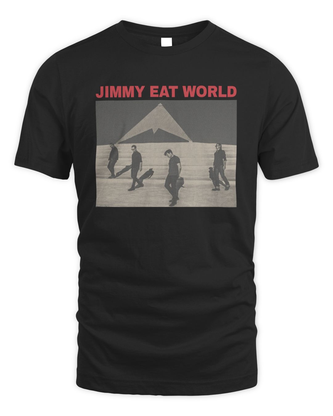 Official Jimmy Eat World Merch Pyramid Photo Tee