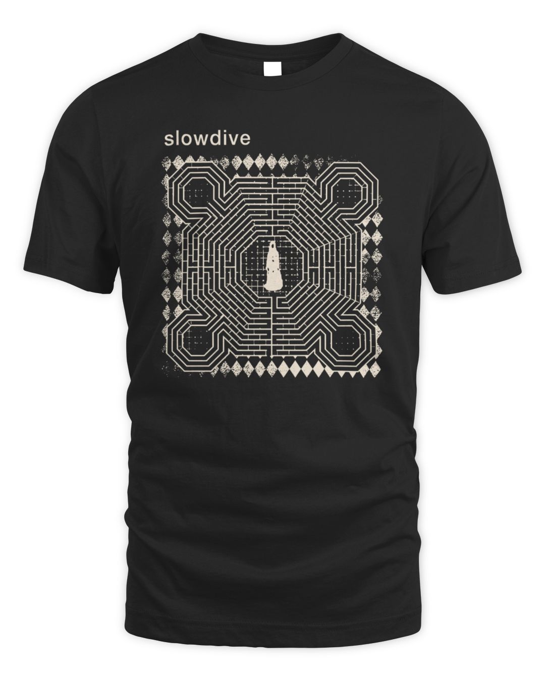 Slowdive Merch 2023-2024 Tour T-Shirt Black