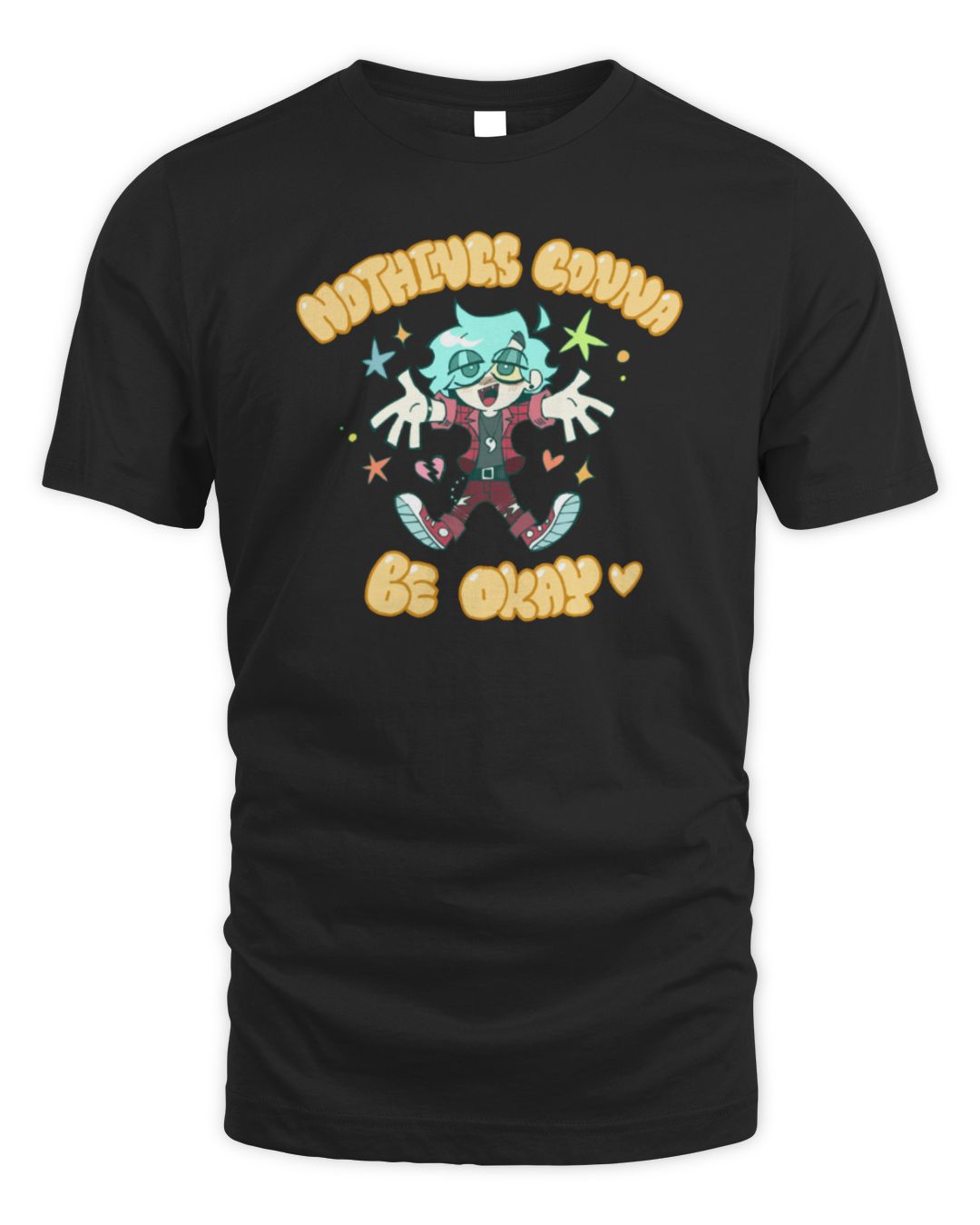 Official Zeddyzi Merch Pebble Nothing's Okay T-Shirt