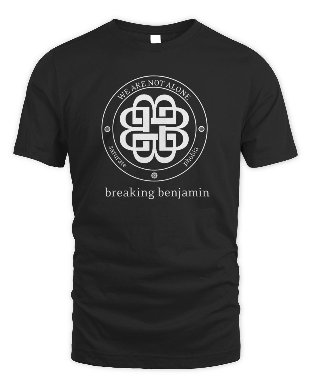 Breaking Benjamin Legacy Logo Black Tee