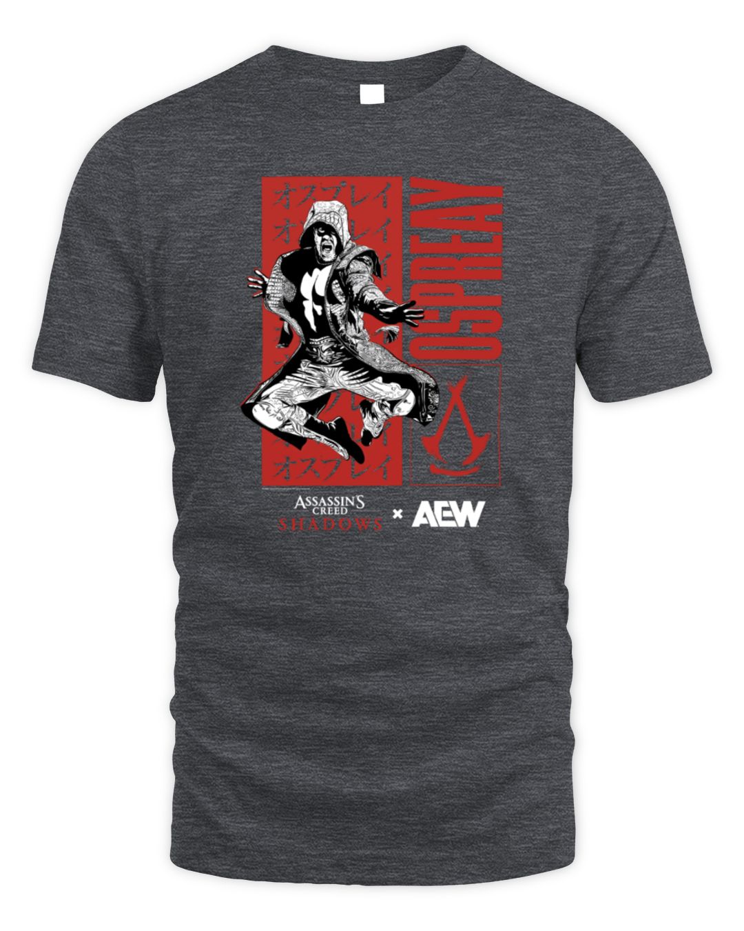 Will Ospreay Aerial Assassin Assassin's Creed Shadows X AEW Tee