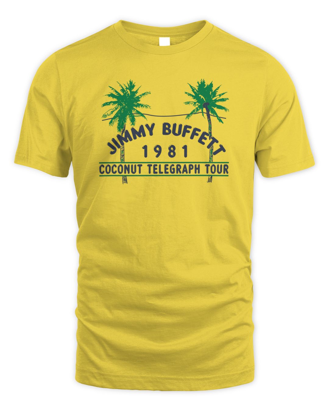 Jimmy Buffett Merch Jimmy Buffett 1981 Coconut Telegraph Tour Tee