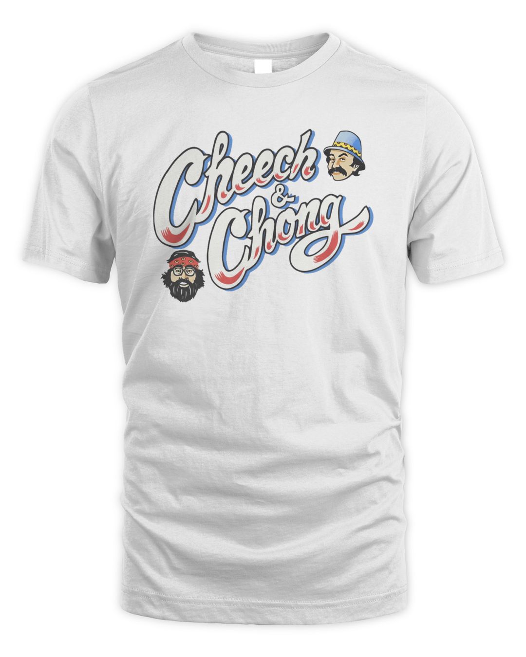 Cheech And Chong Merch Character White T-Shirt