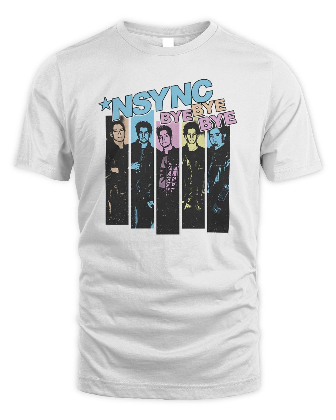Nsync Merch Nsync Neon Bye Bye Bye T-Shirt