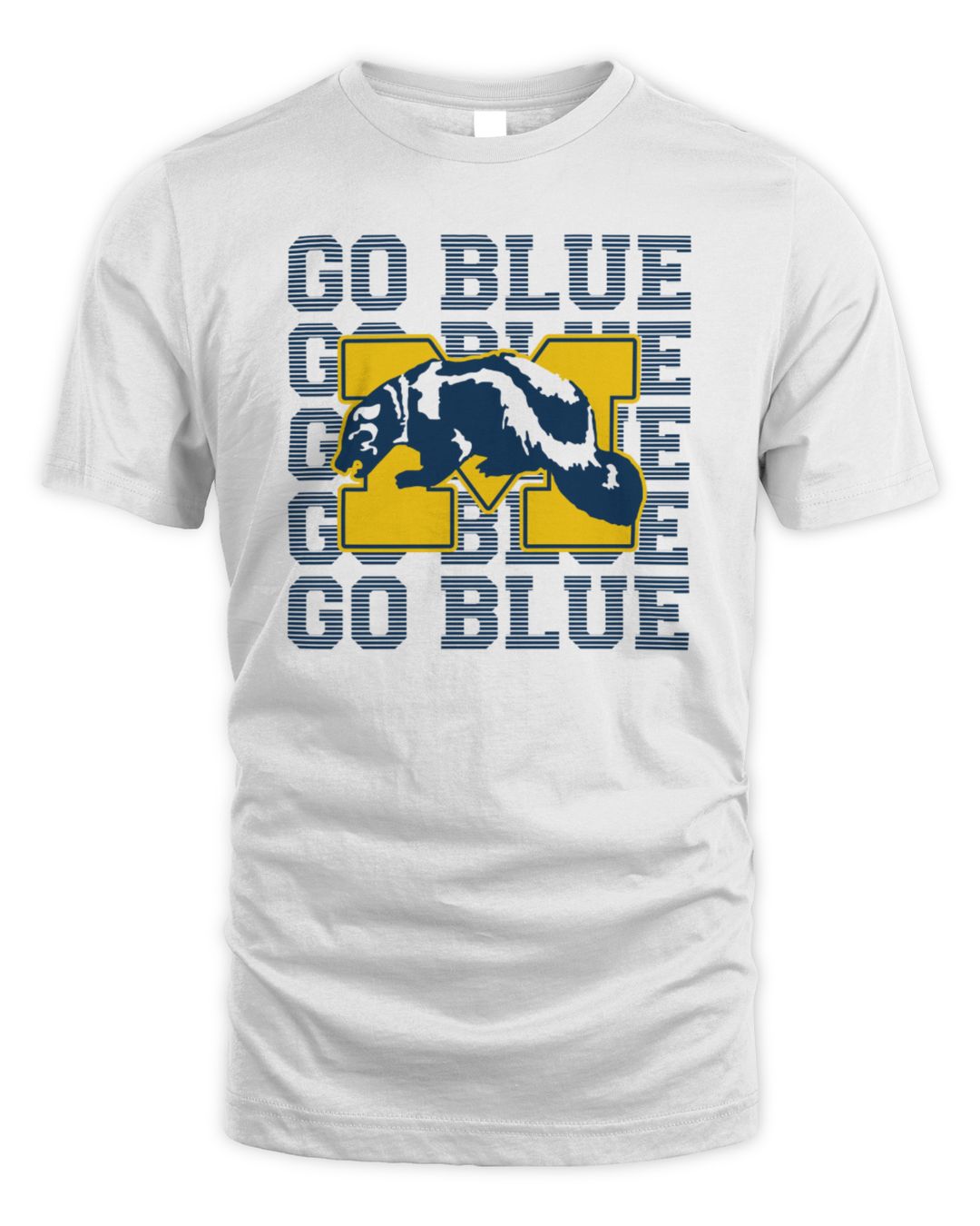 Homage University Of Michigan '64 Vintage Logo T-Shirts