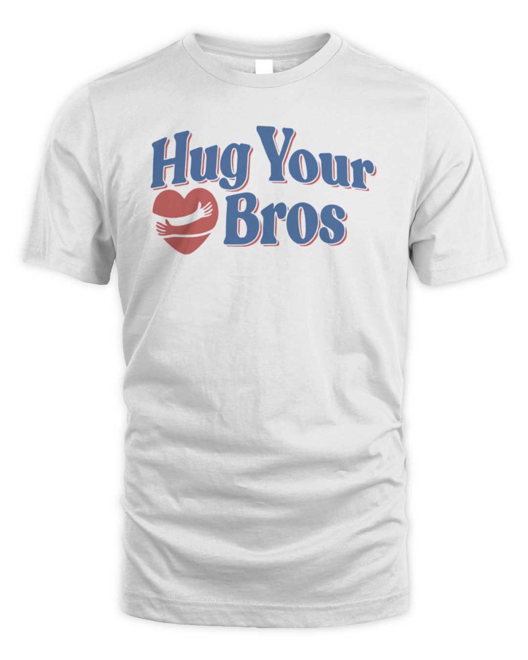 Friday Beers Merch Hug Your Bros T-Shirt White