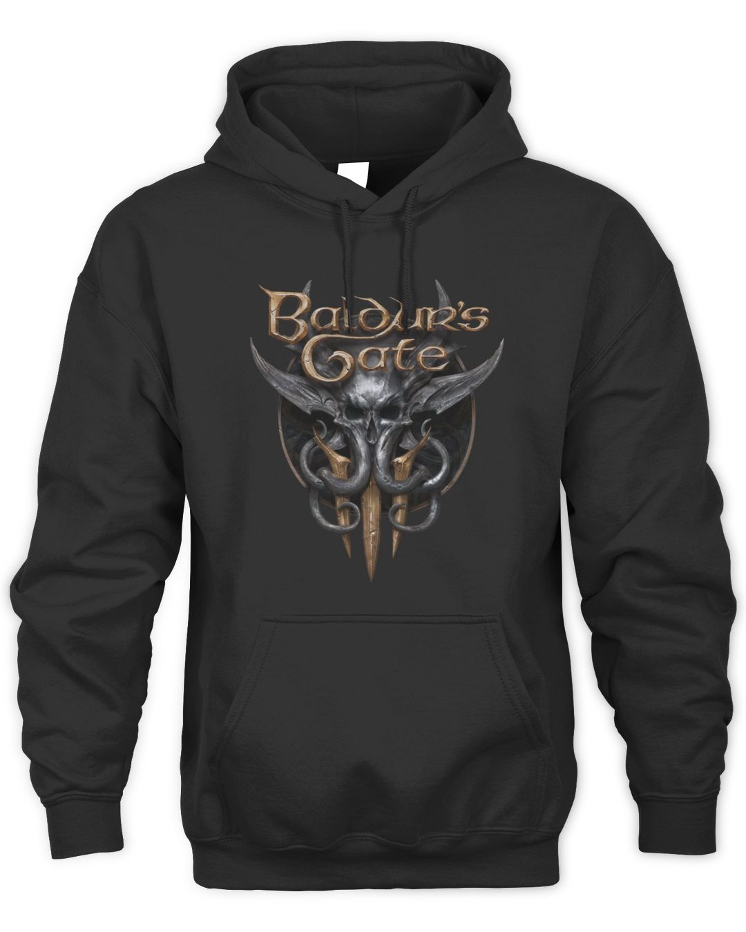 Larian Merch Baldur's Gate 3 Mind Flayer Logo Black | Tkuha