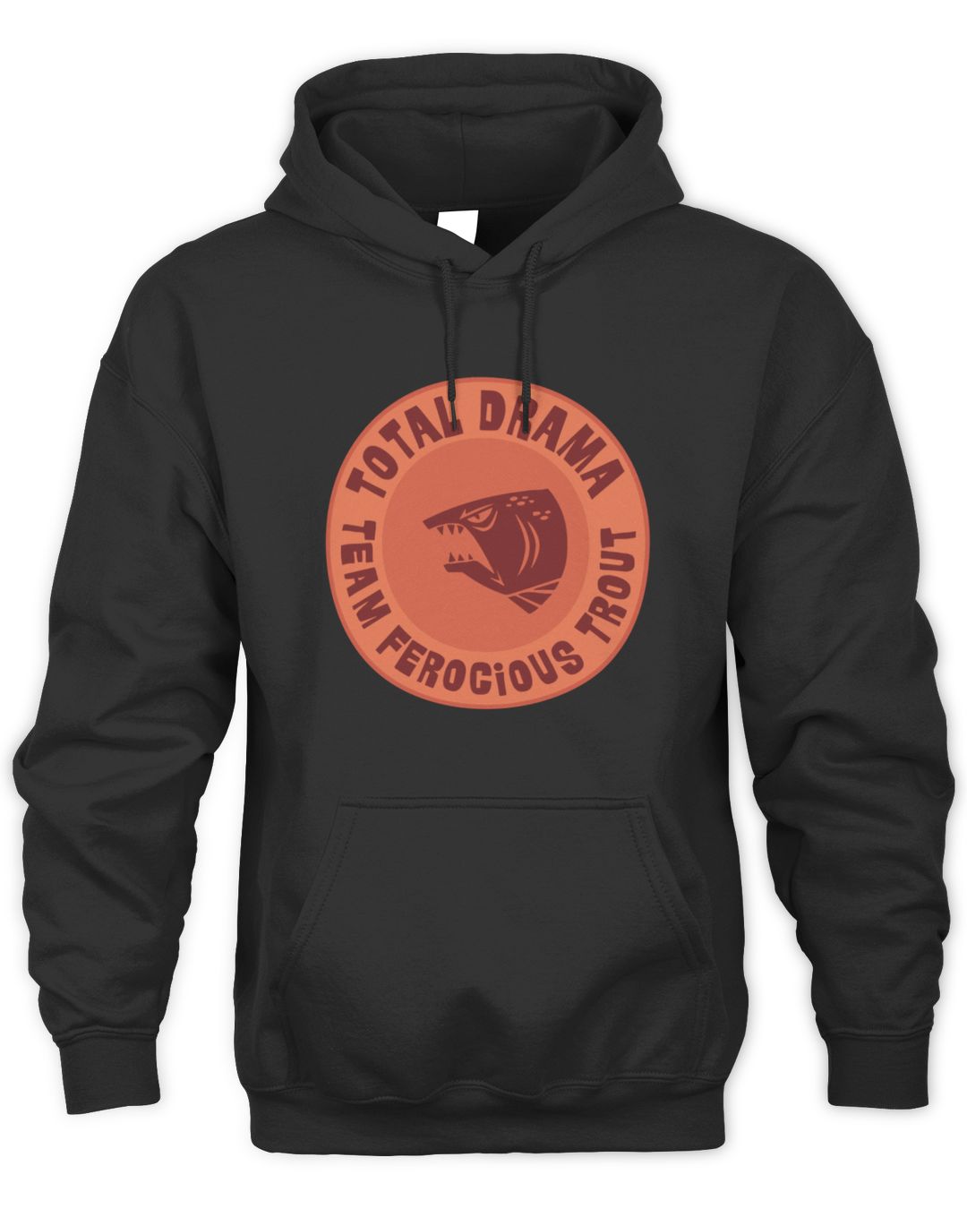 Total Drama Island Merch Total Drama Island Team Ferocious Trout Hoodie ...