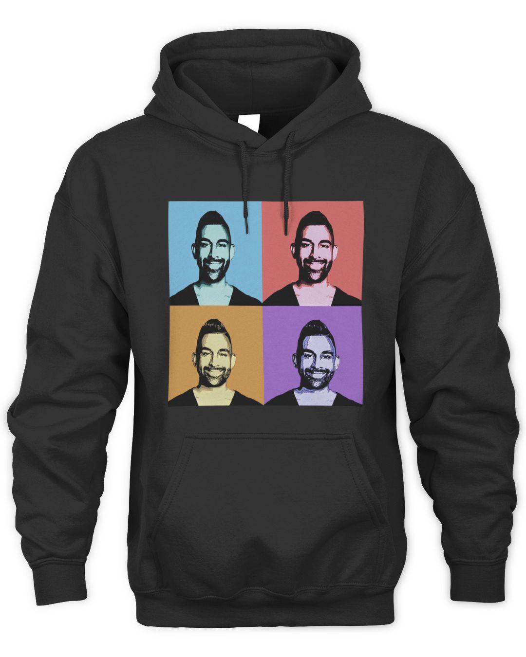 Dhar Mann Official Merch Pop Art Portrait Hoodie Sweatshirt