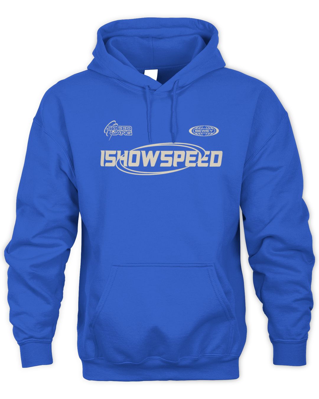 Ishowspeed Merch Racing Royal Hoodie