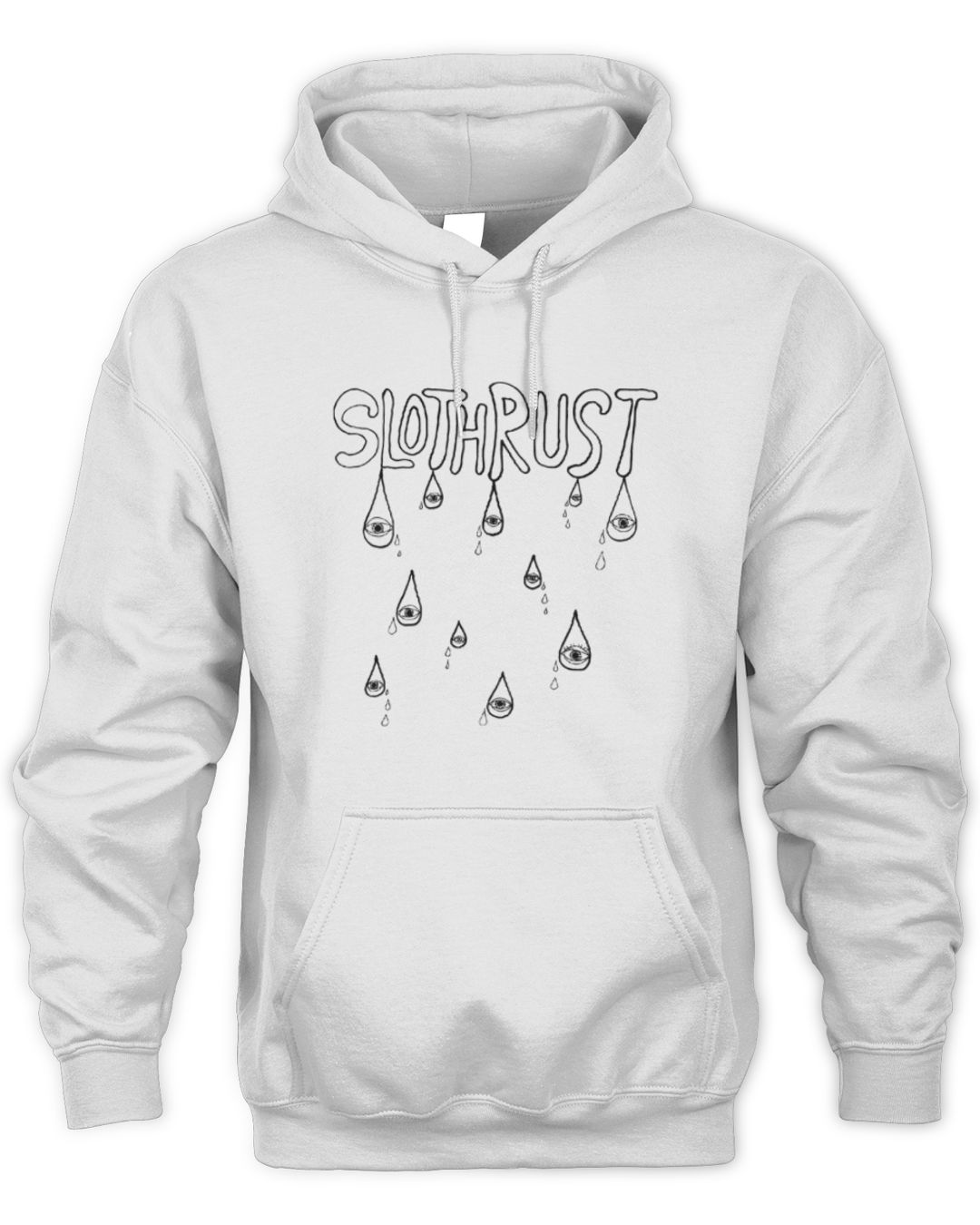Slothrust Merch Tears Crying Tears Hoodie
