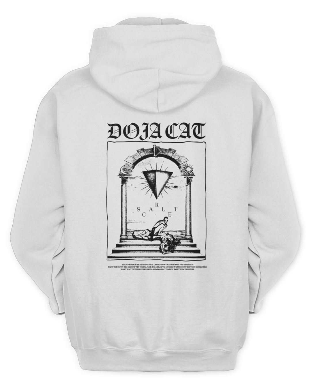 Doja Cat Official Merch Scarlet Ii Tracklist Hoodie