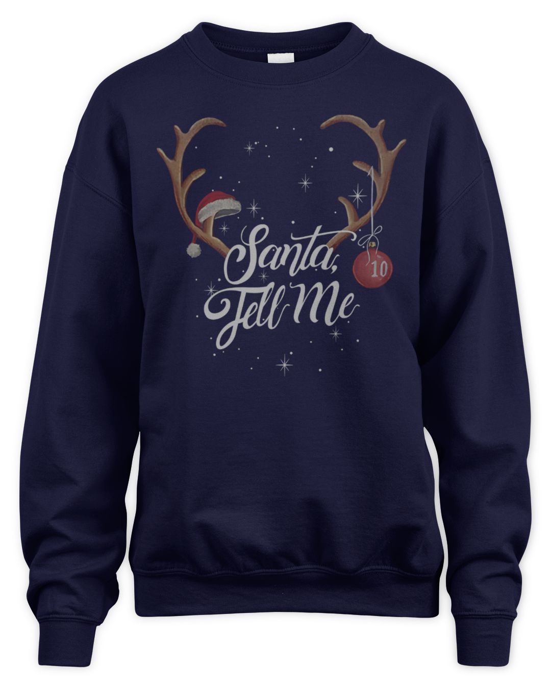 Ariana Grande Merch Santa Tell Me Tenth Anniversary Sweatshirt