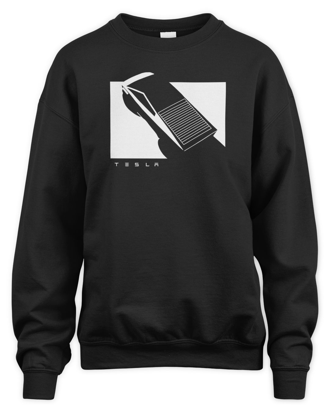 Tesla Merch Cybertruck Inside Tesla Sweatshirt